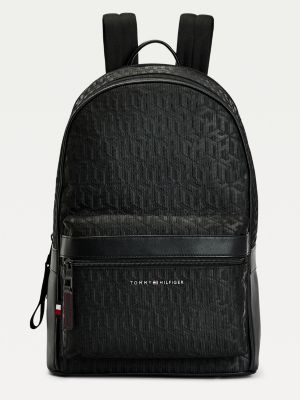 Monogram Backpack Black Tommy Hilfiger