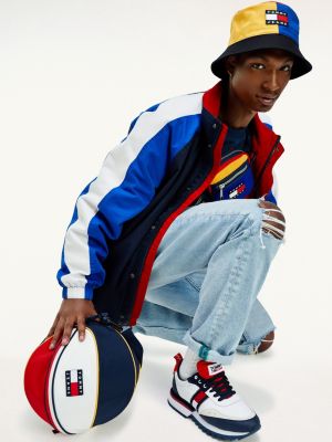 Color Block Fischerhut Mit Flag Badge Blau Tommy Hilfiger