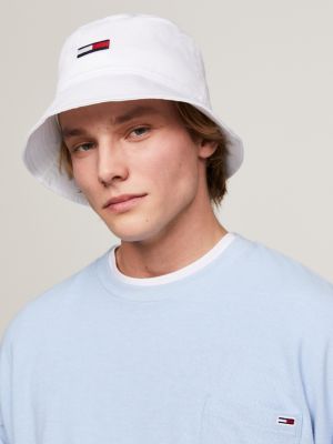 Fischerhut Mit Flag Stickerei Weiß Tommy Hilfiger