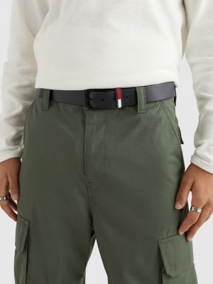 Ceinture Essential En Cuir Emblématique Noir Tommy Hilfiger