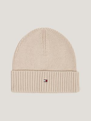 Essential Flag Beanie Beige Tommy Hilfiger