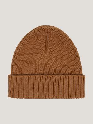 Essential Beanie Mit Flag Braun Tommy Hilfiger
