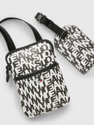 Phone Pouch And Luggage Tag Gift Set | BLACK | Tommy Hilfiger