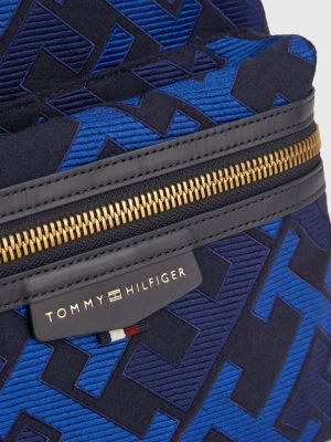 Th Monogram Dome Backpack Blue Tommy Hilfiger