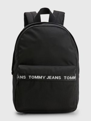 Essential Rugzak Met Mesh Vak Zwart Tommy Hilfiger