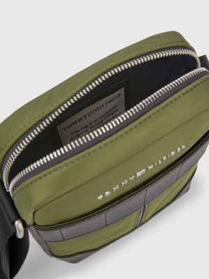 Borsa Reporter Elevated Piccola Verde Tommy Hilfiger