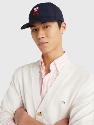 Baseball Cap Mit Aufgesticktem Monogramm Blau Tommy Hilfiger