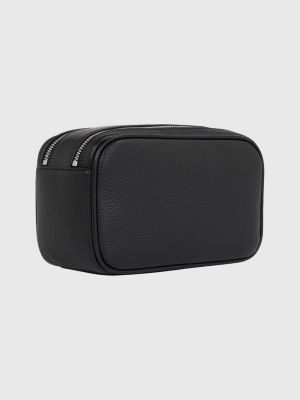 Embossed Monogram Washbag Black Tommy Hilfiger