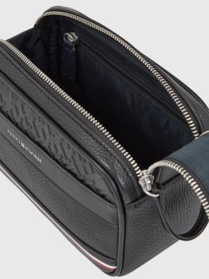 Embossed Monogram Washbag Black Tommy Hilfiger