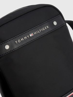 Borsa Reporter Piccola In Tessuto Repreve® Nero Tommy Hilfiger