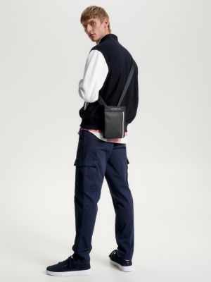Pique Textured Small Crossover Bag Black Tommy Hilfiger