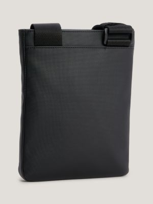 Pique Textured Small Crossover Bag Black Tommy Hilfiger