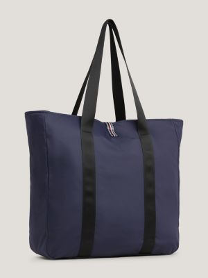 Gerecyclede Shopper Met Logo Blauw Tommy Hilfiger