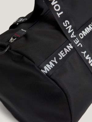 Essential Recycled Repeat Logo Duffel Bag Black Tommy Hilfiger
