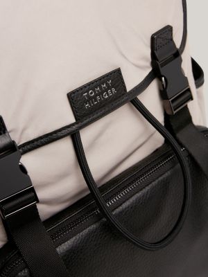 Rugzak Met Flapsluiting En Logo Grijs Tommy Hilfiger