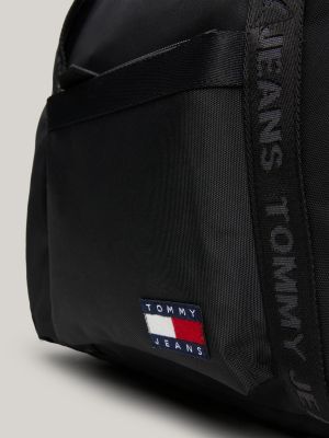 Essential Medium Badge Duffel Bag Black Tommy Hilfiger