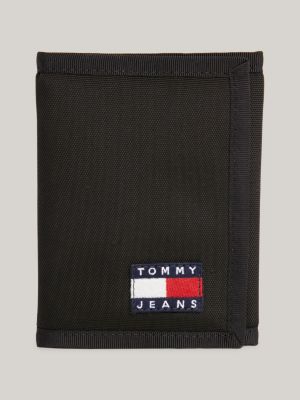 Essential Trifold Brieftasche Mit Badge Schwarz Tommy Hilfiger