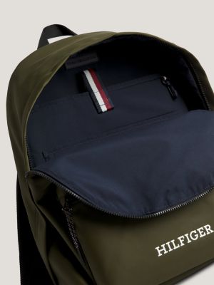 Hilfiger Monotype Dome Backpack Khaki Tommy Hilfiger