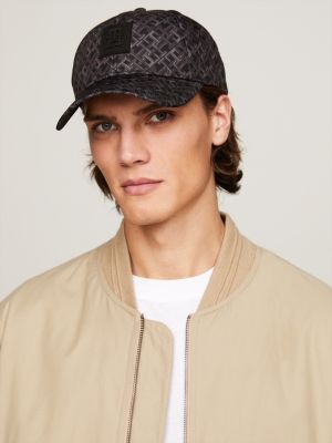 Th Monogram 6 Panel Cap Schwarz Tommy Hilfiger