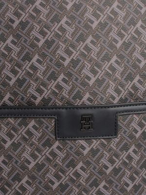 Th Monogram Dome Backpack Black Tommy Hilfiger