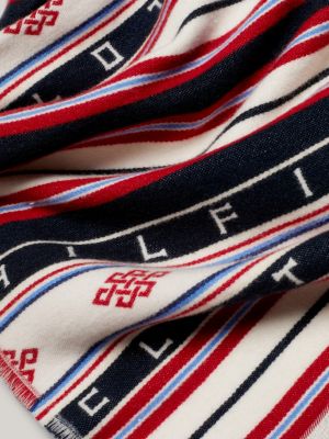 Tommy X Clot Stripe Blanket Blue Tommy Hilfiger