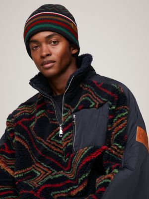 Bonnet Tommy X Pendleton New York Stripe Bleu Tommy Hilfiger