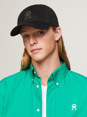 Repeat Logo Strap Six Panel Cap Black Tommy Hilfiger