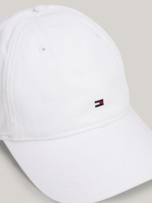Flag Embroidery Six-Panel Baseball Cap | White | Tommy Hilfiger