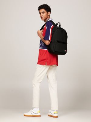 Essential Badge Dome Backpack Black Tommy Hilfiger