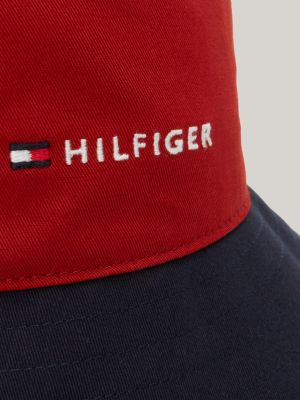 Kids Essential Color Block-Fischerhut | Rot | Tommy Hilfiger