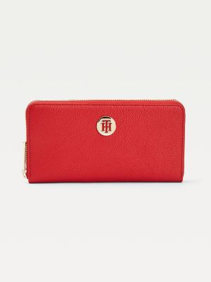 Th Core Large Zip Wallet Red Tommy Hilfiger