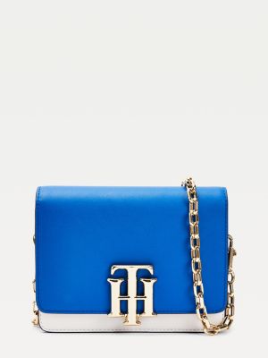 Kleine Crossbody Tasche Mit Color Block Blau Tommy Hilfiger
