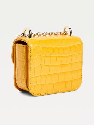 Turnlock Mikro Handtasche Gelb Tommy Hilfiger