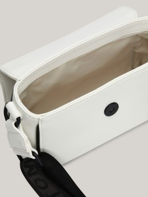 Prep Kleine Crossbody Tasche Mit Klappe Weiß Tommy Hilfiger