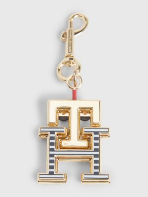 Bot Monogram Key Fob Blue Tommy Hilfiger