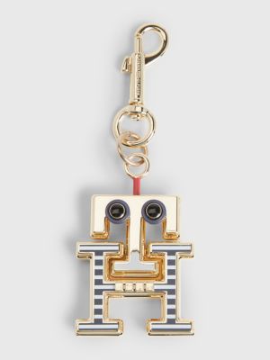Bot Monogram Key Fob Blue Tommy Hilfiger
