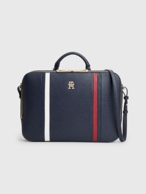 Signature Monogram Laptop Bag | BLUE | Tommy Hilfiger
