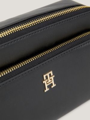 Iconic Th Monogram Crossover Camera Bag Black Tommy Hilfiger