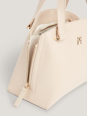 Th Modern Kleine Tote Bag Mit Struktur Beige Tommy Hilfiger