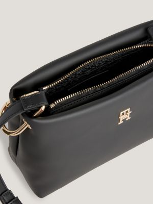 Th Monogram Soft Crossover Bag Black Tommy Hilfiger