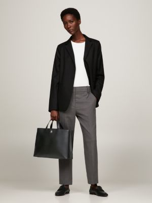 Essential Business Tasche Mit Th Monogramm Schwarz Tommy Hilfiger