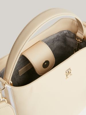 Essential Th Monogram Bucket Bag Beige Tommy Hilfiger