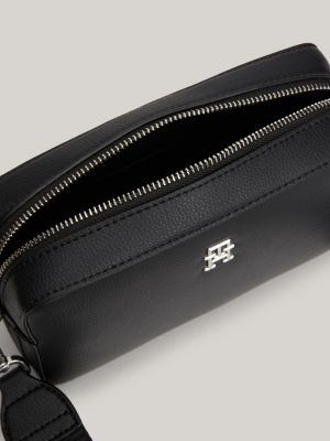 Essential TH Monogram Small Camera Bag | Black | Tommy Hilfiger