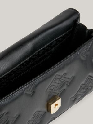 Crossbody Tasche Mit Th Monogramm Schwarz Tommy Hilfiger