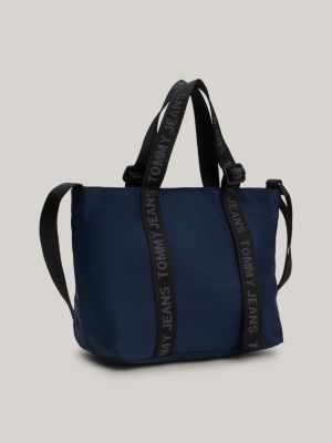 Essential Kleine Shopper Met Repeat Logo Blauw Tommy Hilfiger