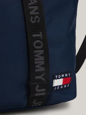 Essential Repeat Logo Small Tote Blue Tommy Hilfiger