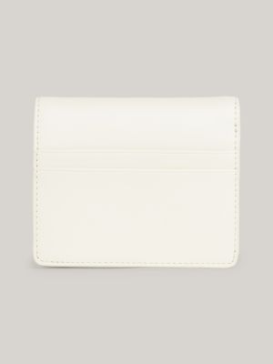 Chic Th Monogram Medium Bifold Wallet Beige Tommy Hilfiger