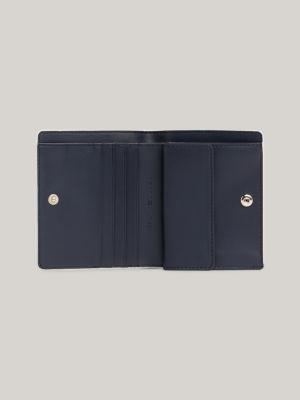 Chic Th Monogram Medium Bifold Wallet Beige Tommy Hilfiger