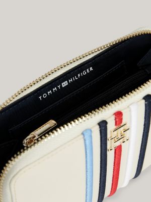 Signature Zip Around Wallet Beige Tommy Hilfiger