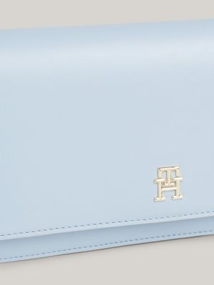 Kleine Crossbody Tasche Mit Kette Und Klappe Blau Tommy Hilfiger